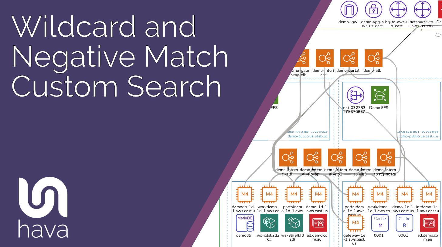 Wildcard and Negative Match Cloud Resource Searching